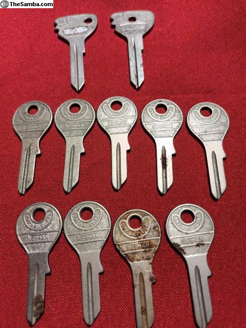 TheSamba.com :: VW Classifieds - NOS NEIMAN Blank Keys
