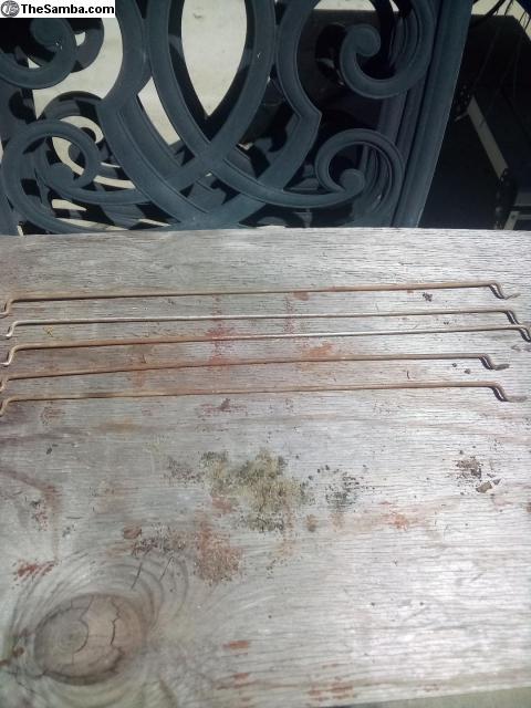 TheSamba.com :: VW Classifieds - Early Bus Curtain Rods, American Camper?