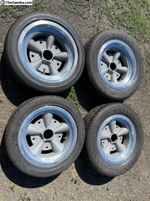 TheSamba.com :: VW Classifieds - Set/ 4 Crestline, Calparts, ET wheels ...