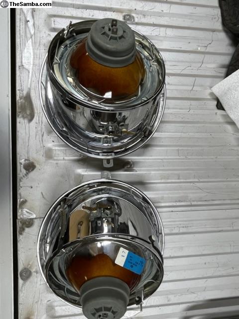 TheSamba.com :: VW Classifieds - Beautiful set of euro style bus headlights