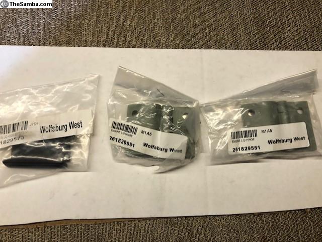 TheSamba.com :: VW Classifieds - REAR ENGINE LID HINGES AND SEALS