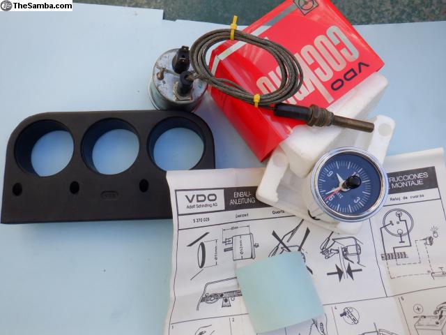TheSamba.com :: VW Classifieds - VDO gauge holder clock and water temp ...