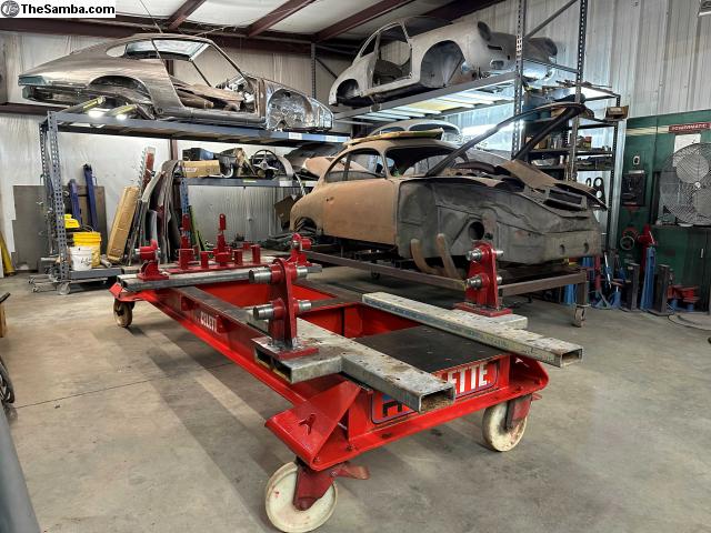 TheSamba.com :: VW Classifieds - Celette Table Muf 7 with Porsche 356 A,B,C Fixture