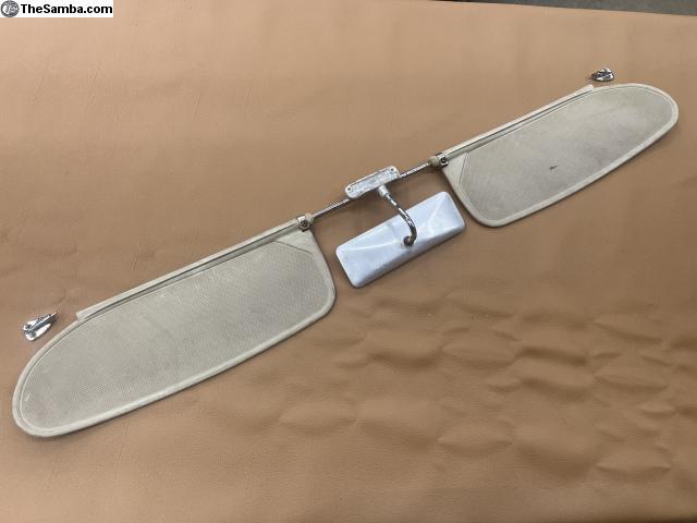 TheSamba.com :: VW Classifieds - 58-59 Lowlight Ghia waffle sunvisors ...