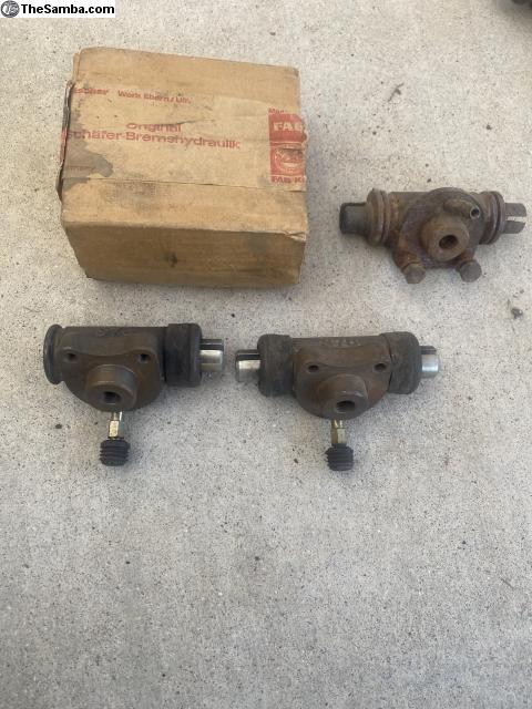 TheSamba.com :: VW Classifieds - NOS oval beetle front wheel brake ...