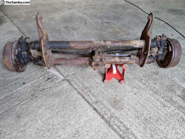 TheSamba.com :: VW Classifieds - Splitscreen bus lowered front axle ...