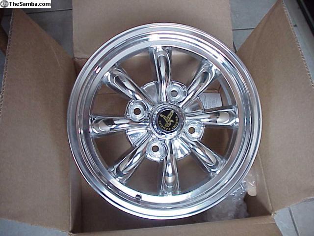 TheSamba.com :: VW Classifieds - Polished American Eagle 8 Spokes Mag Wheel