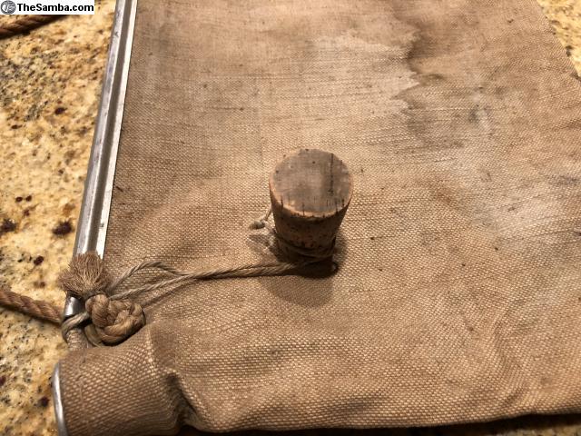 TheSamba.com :: VW Classifieds - Canvas Water Flax Bag Vintage 1950’s