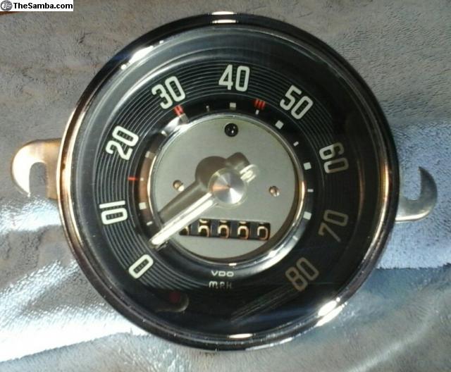 TheSamba.com :: VW Classifieds - 1959 Clear Needle Speedo. $400 w ...