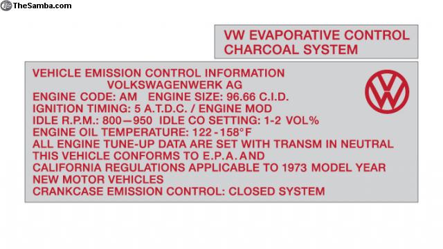 TheSamba.com :: VW Classifieds - 1973 Volkswagen Thing emissions ...