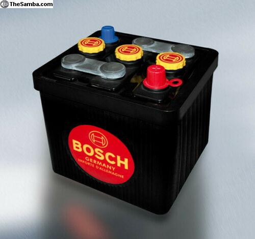 TheSamba.com :: VW Classifieds - Vintage Style BOSCH Germany 6V Battery ...