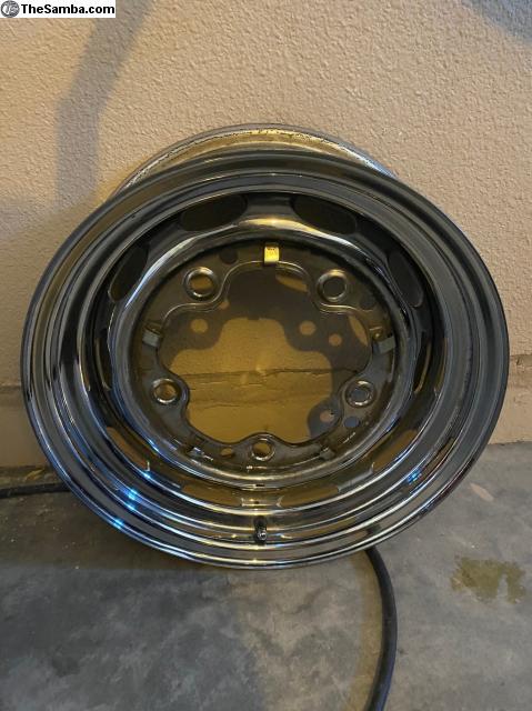 TheSamba.com :: VW Classifieds - Mangels wheel 15x5.5 chrome