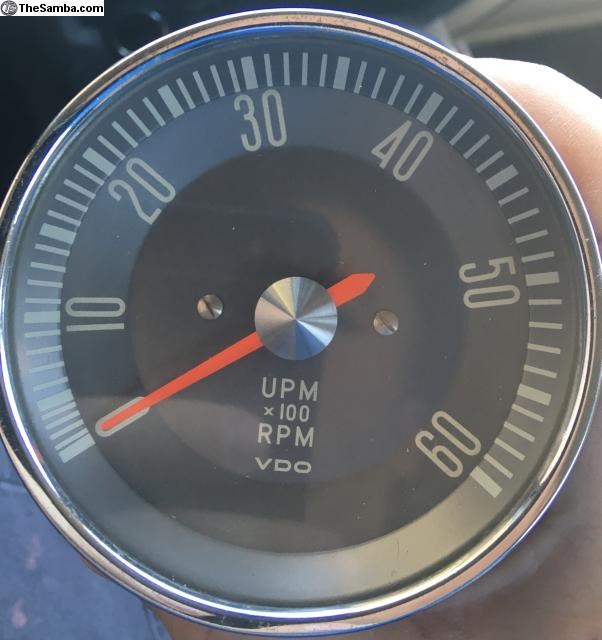 TheSamba.com :: VW Classifieds - Type 3 Tachometer VDO Red Needle 6v TheSamba.com :: VW Classifieds - Type 3 Tachometer VDO Red Needle 6v