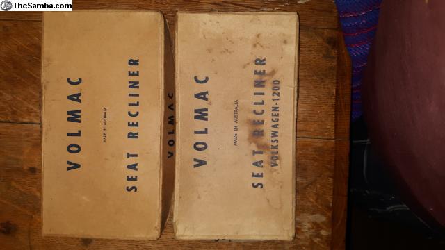 TheSamba.com :: VW Classifieds - a paair of Australian Volmac seat ...