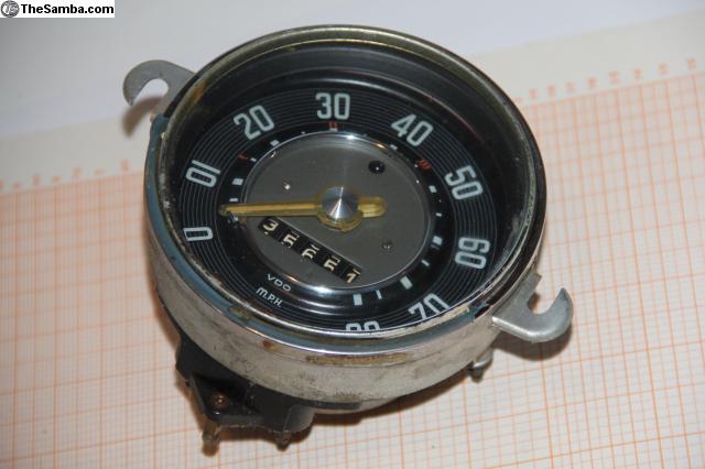 TheSamba.com :: VW Classifieds - 1959 Clear Needle Speedo Works Fine ...