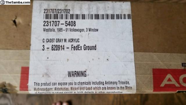 TheSamba.com :: VW Classifieds - Vanagon Pop Top Canvas 3 Window 85-91 Grey