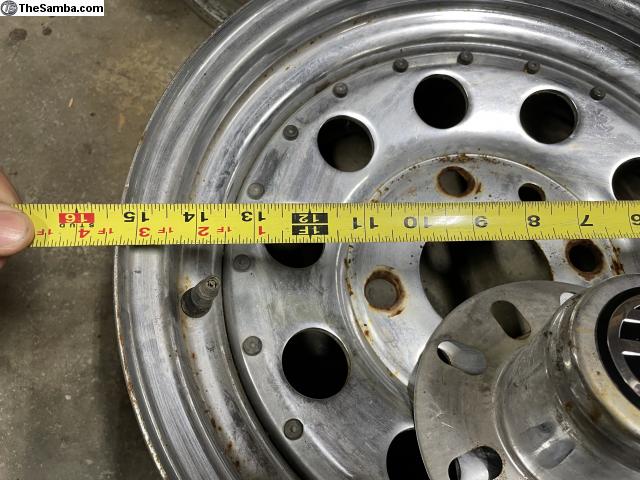 TheSamba.com :: VW Classifieds - 6Jx14 Chrome Mangels VW Wheels