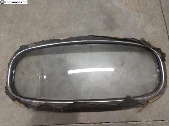 TheSamba.com :: VW Classifieds - Convertible Rear Window Glass Frame ...
