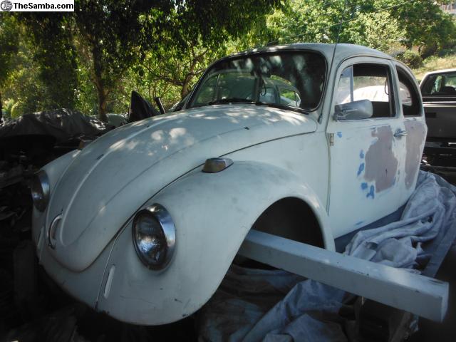 TheSamba.com :: VW Classifieds - 69 vw bug body only with sunroof