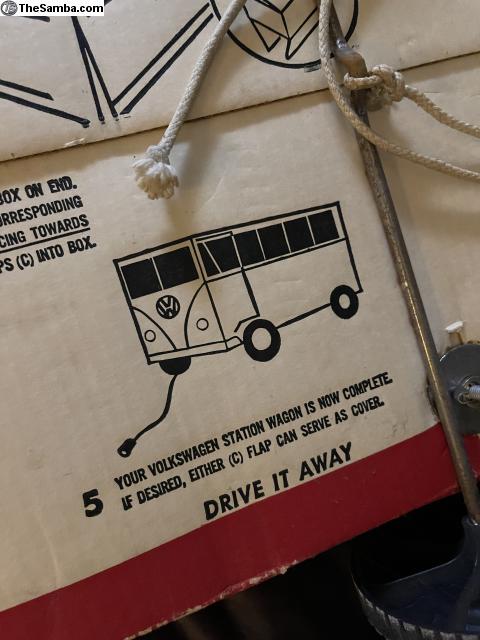 TheSamba.com :: VW Classifieds - 1965 13 window cardboard VW bus box