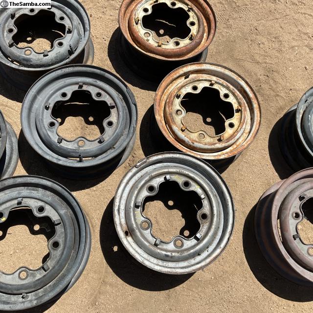 TheSamba.com :: VW Classifieds - VW bus, 14 inch wheels, rims. Wide 5 x 205