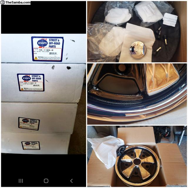TheSamba.com :: VW Classifieds - Wide 5 porsche fuchs chromed-detailed