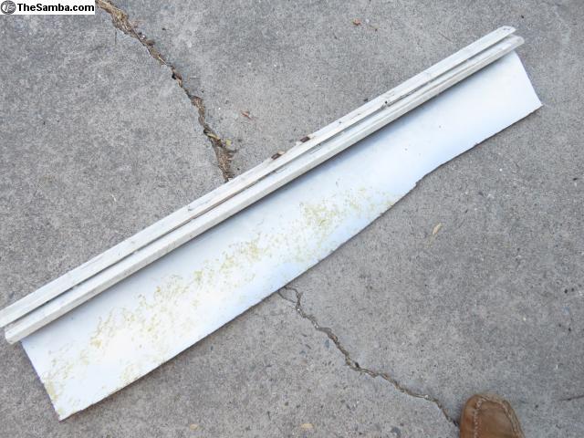 TheSamba.com :: VW Classifieds - Split bus rain gutter section above ...
