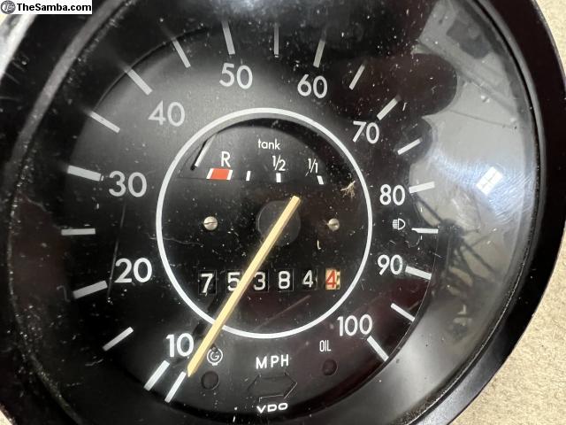 TheSamba.com :: VW Classifieds - 1/74 Super Beetle Speedometer - works