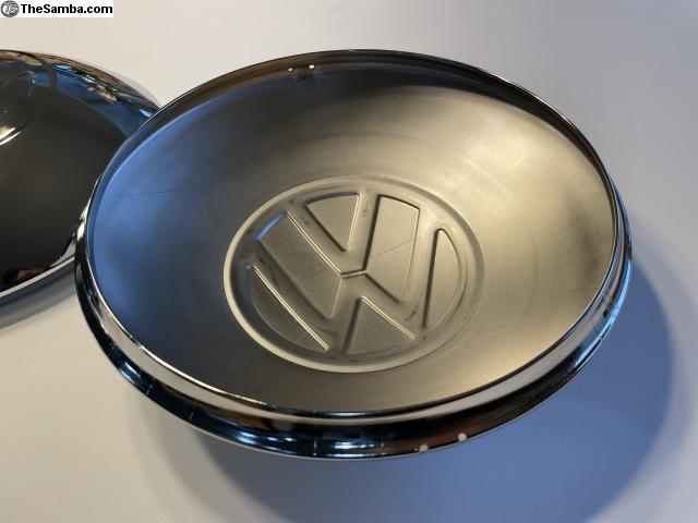 TheSamba.com :: VW Classifieds - Set of 4 Chromed Hubcap Hub Cap VW Bus ...