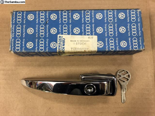 TheSamba.com :: VW Classifieds - NOS early oval driver side of door handle