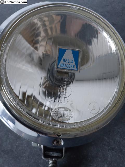 TheSamba.com :: VW Classifieds - Pair Hella 144 Lamps Chrome