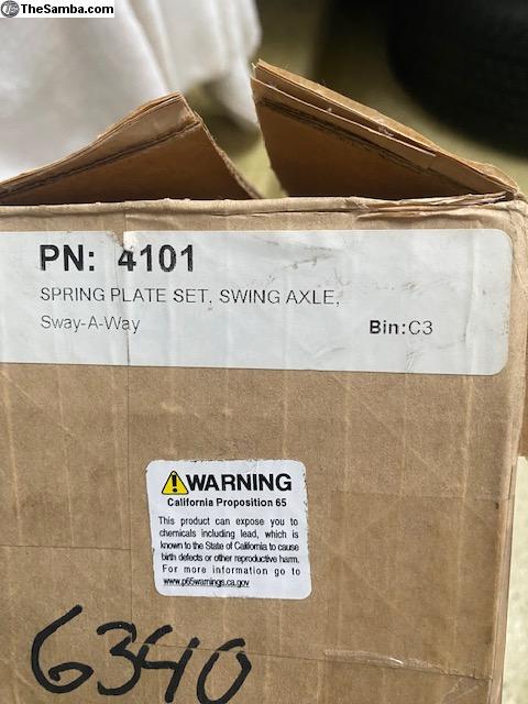TheSamba.com :: VW Classifieds - Sway Away spring plates
