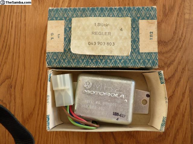TheSamba.com :: VW Classifieds - NOS Motorola Voltage Regulator 04390803