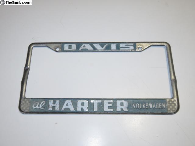 TheSamba.com :: VW Classifieds - Davis Al Harter license plate frame