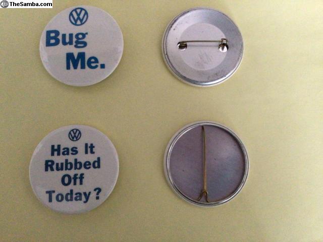 TheSamba.com :: VW Classifieds - 1960s Original Promotional Volkswagen Pins