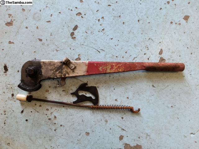 TheSamba.com :: VW Classifieds - early beetle emergency brake handle oval