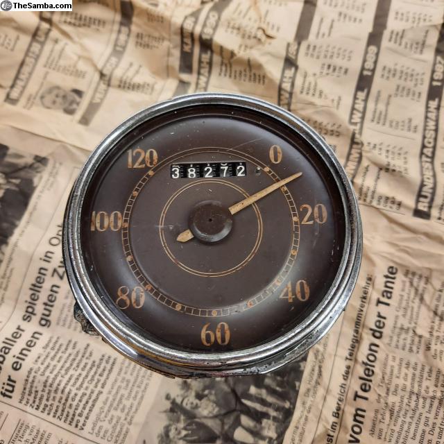TheSamba.com :: VW Classifieds - Split beetle speedo - 02-1950