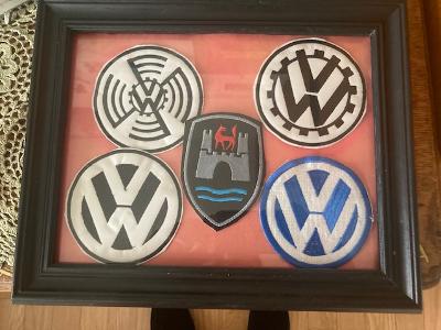 TheSamba.com :: VW Classifieds - multiple Patches in frame WolfsBurg KDF VW logo