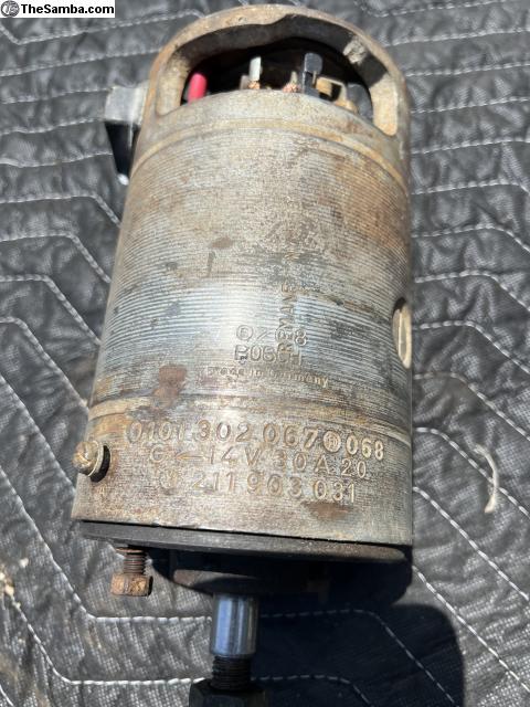 TheSamba.com :: VW Classifieds - 12 volt generator