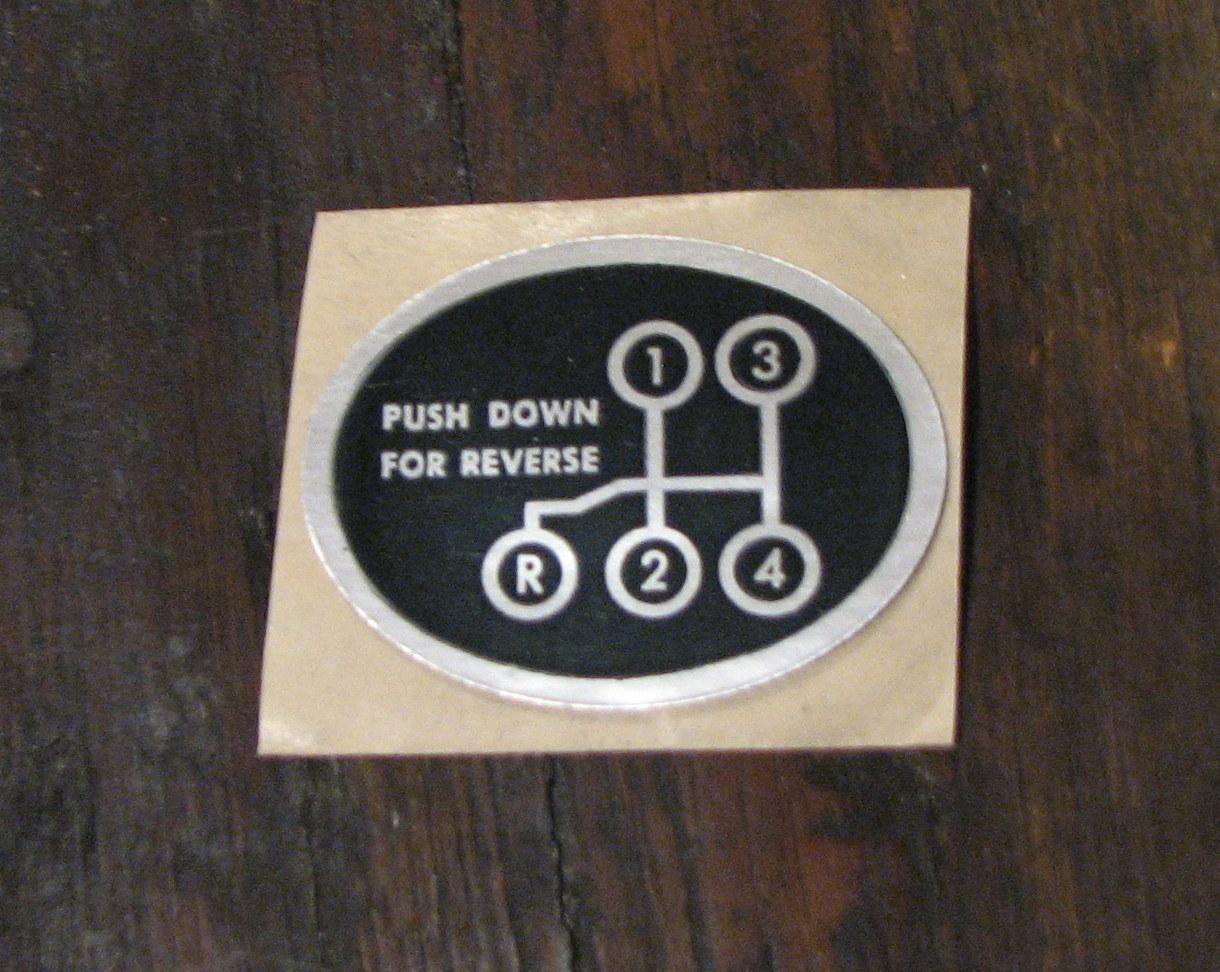 TheSamba.com :: Beetle - 1958-1967 - View topic - Shift Pattern Decal ...