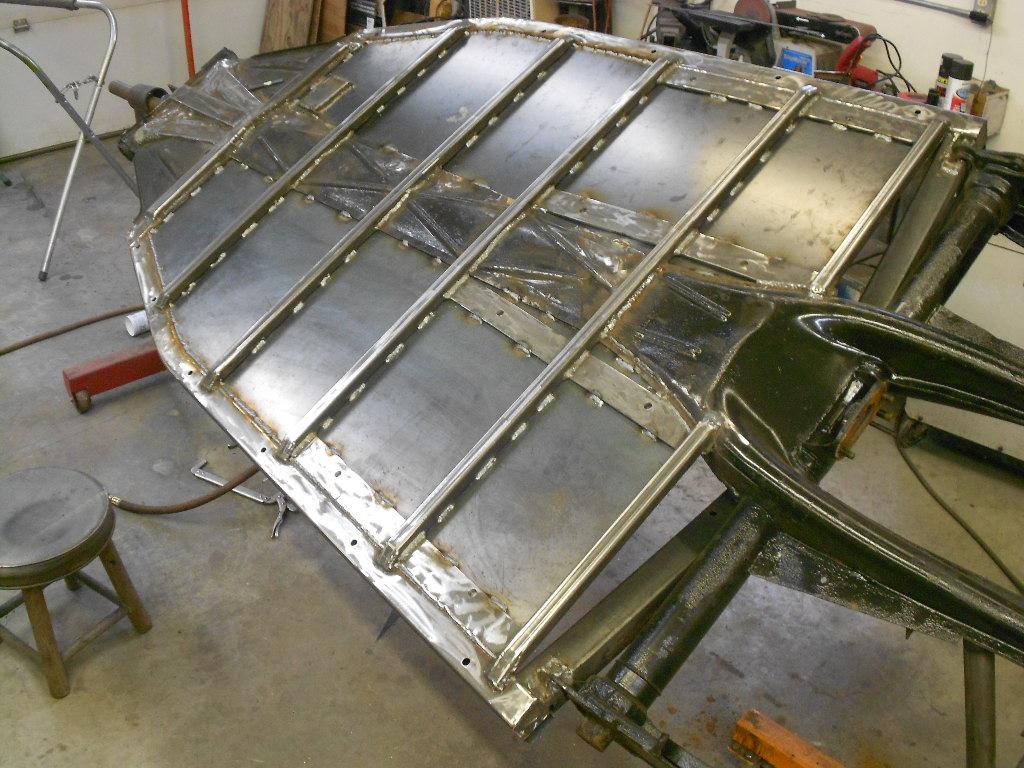 TheSamba.com :: Gallery - Installing sheet metal floors in Sears Rascal ...