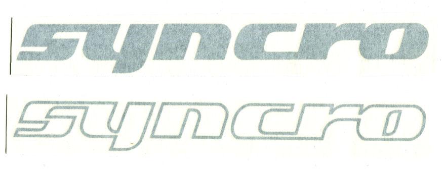 TheSamba.com :: Gallery - Syncro decal small (custom made)