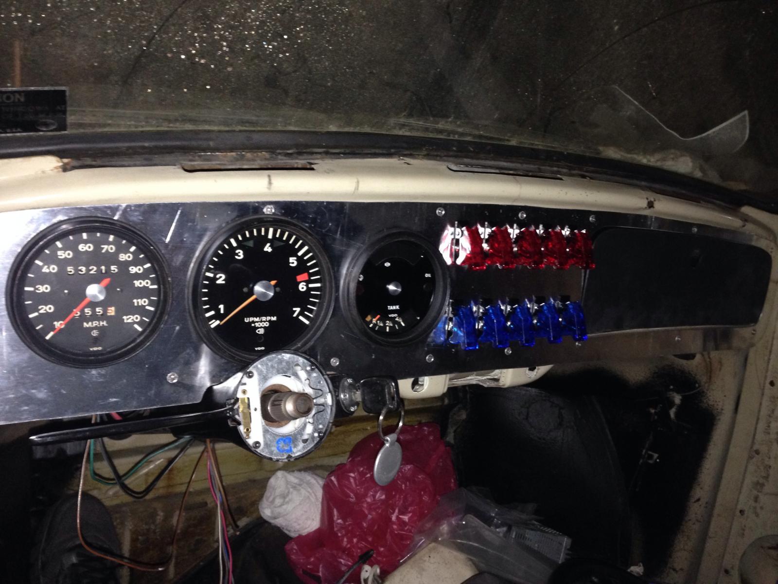 TheSamba.com :: Gallery - Aluminum dash build