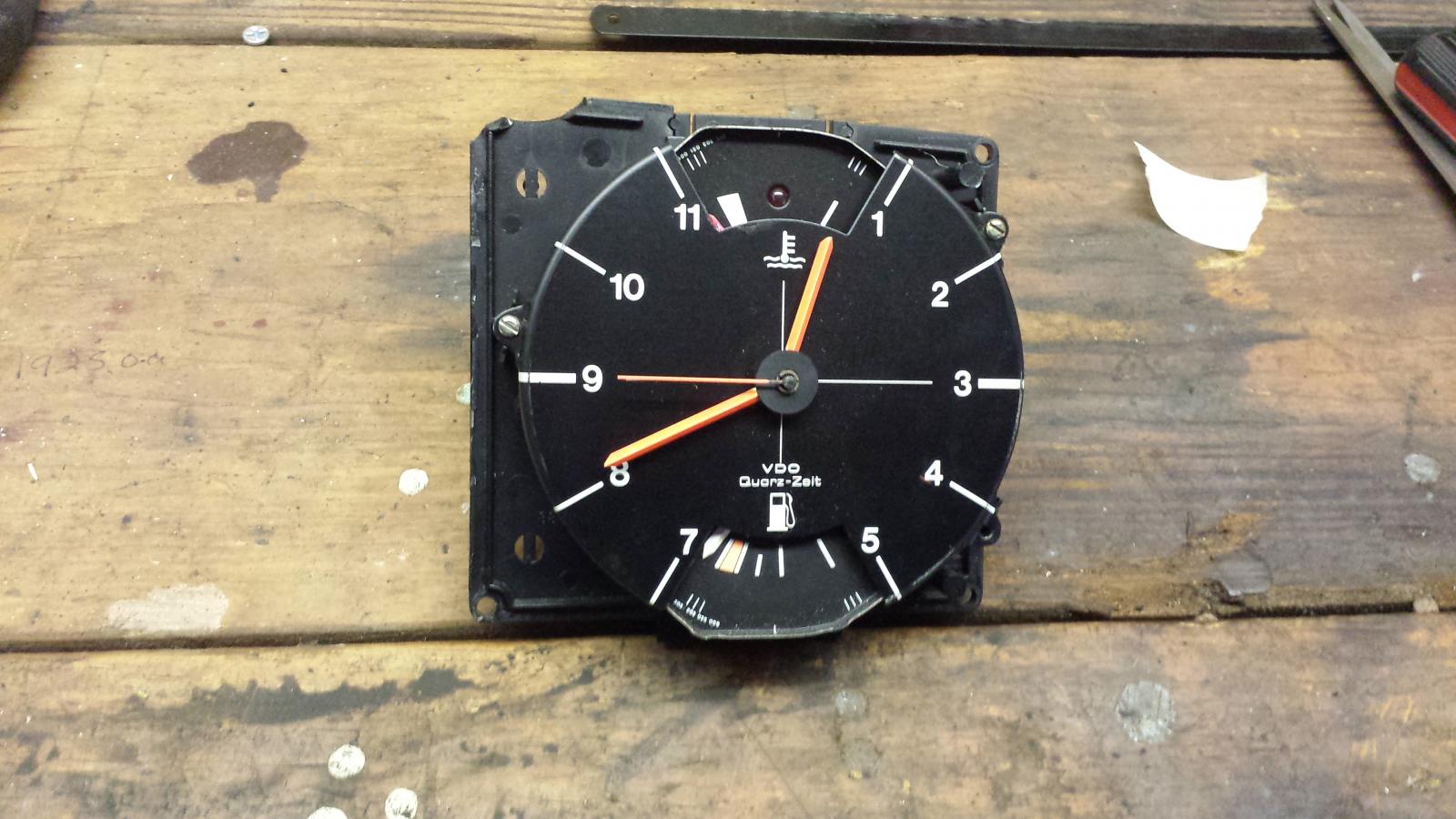 TheSamba.com :: Vanagon - View topic - Not your average clock for tach swap