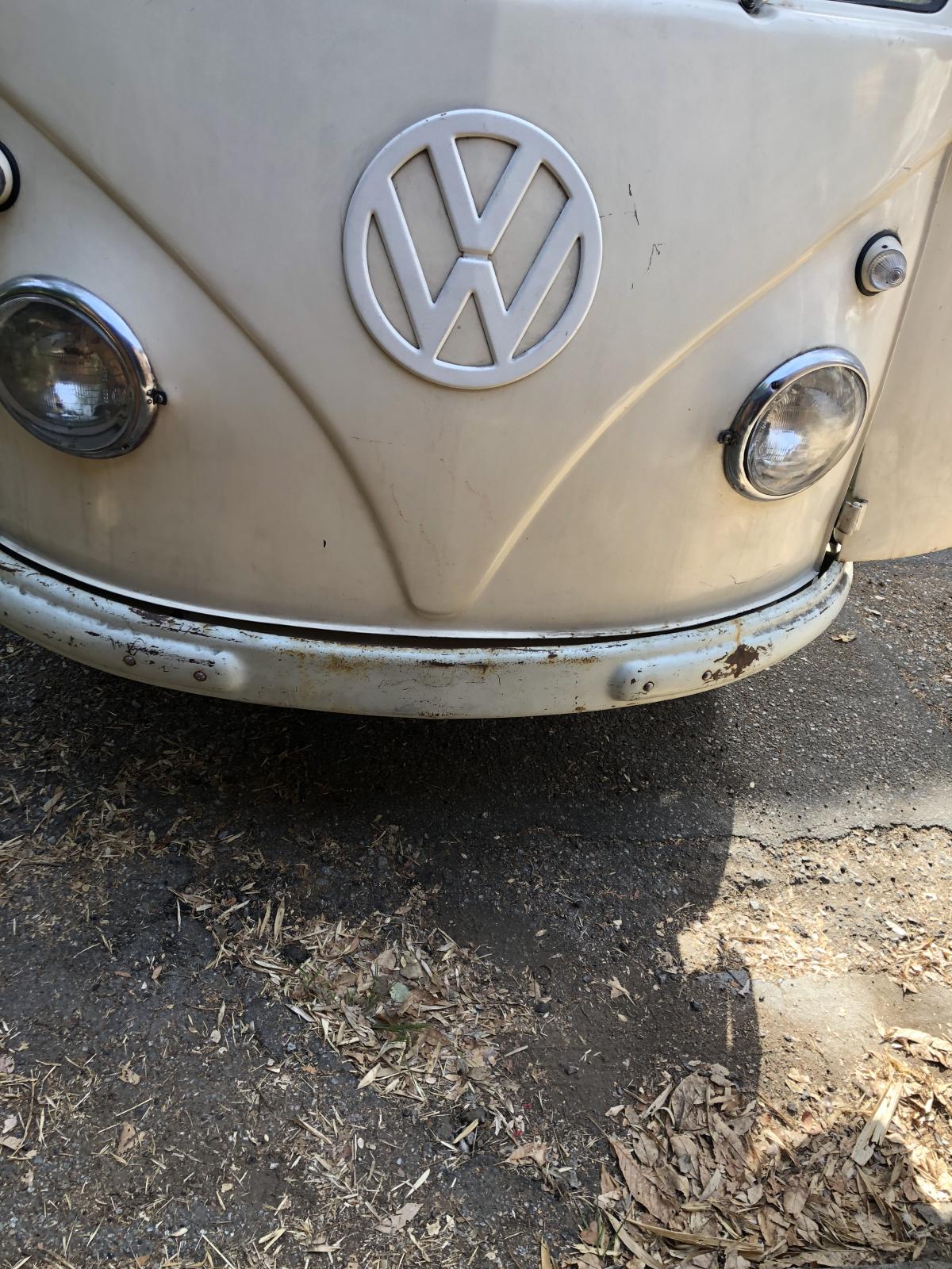 TheSamba.com :: Split Bus - View topic - Mounting Front License Plate