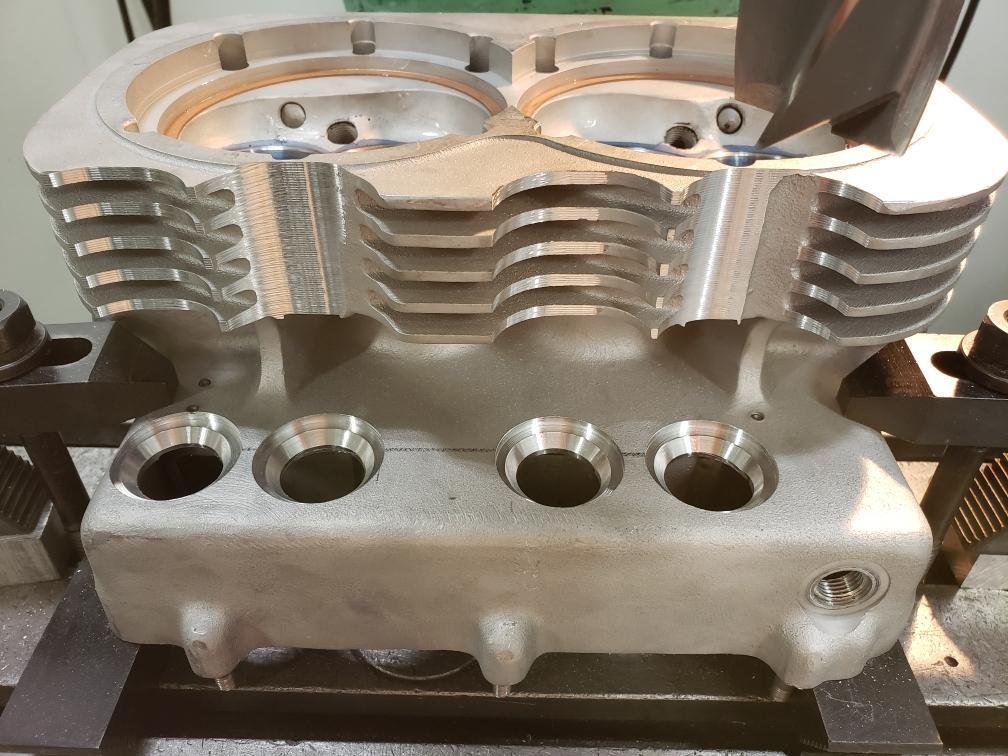 TheSamba.com :: Gallery - Autocraft 910 heads larger offset pushrod holes