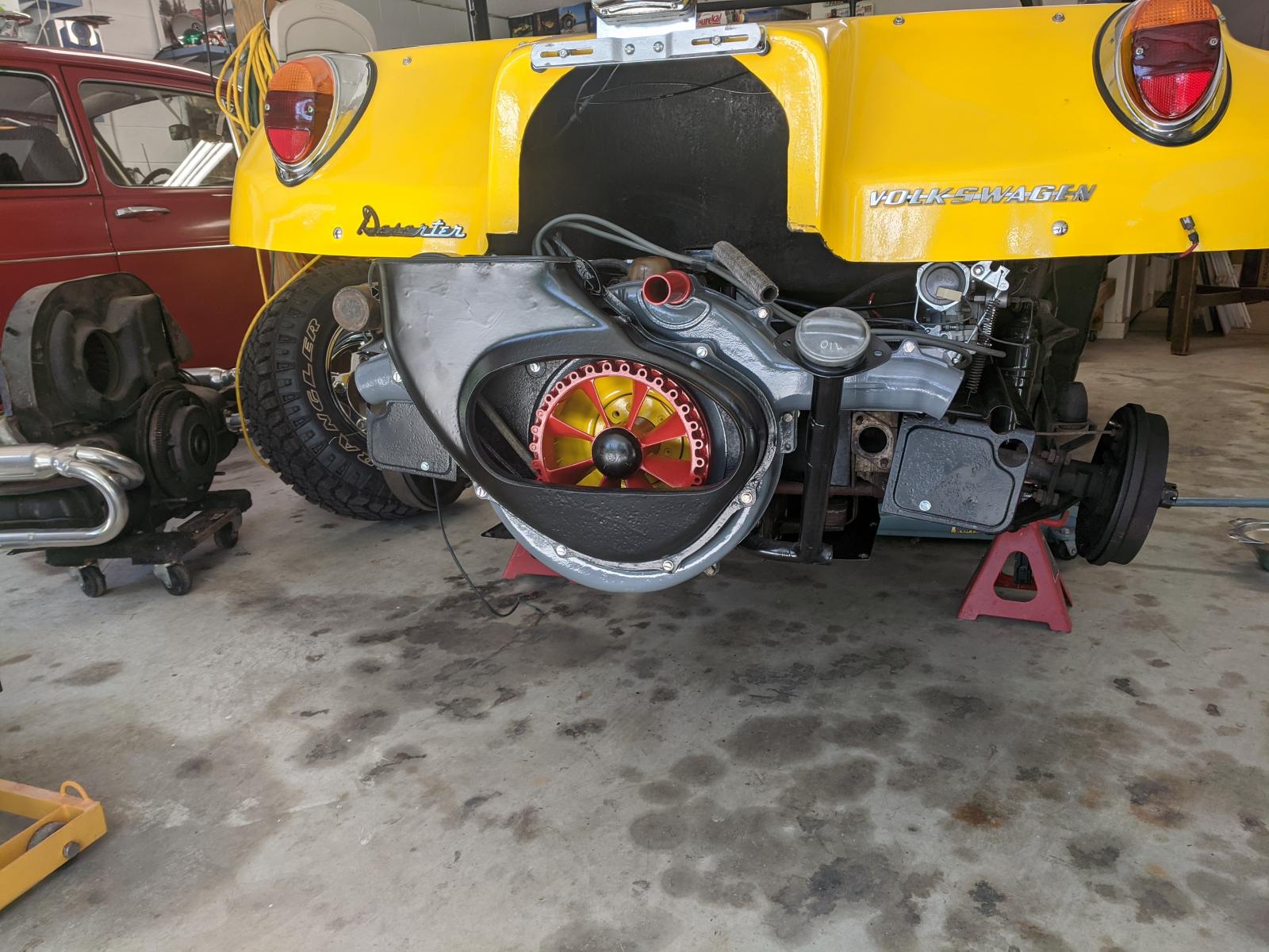 TheSamba.com :: Gallery - Autodynamics Deserter T3 engine install