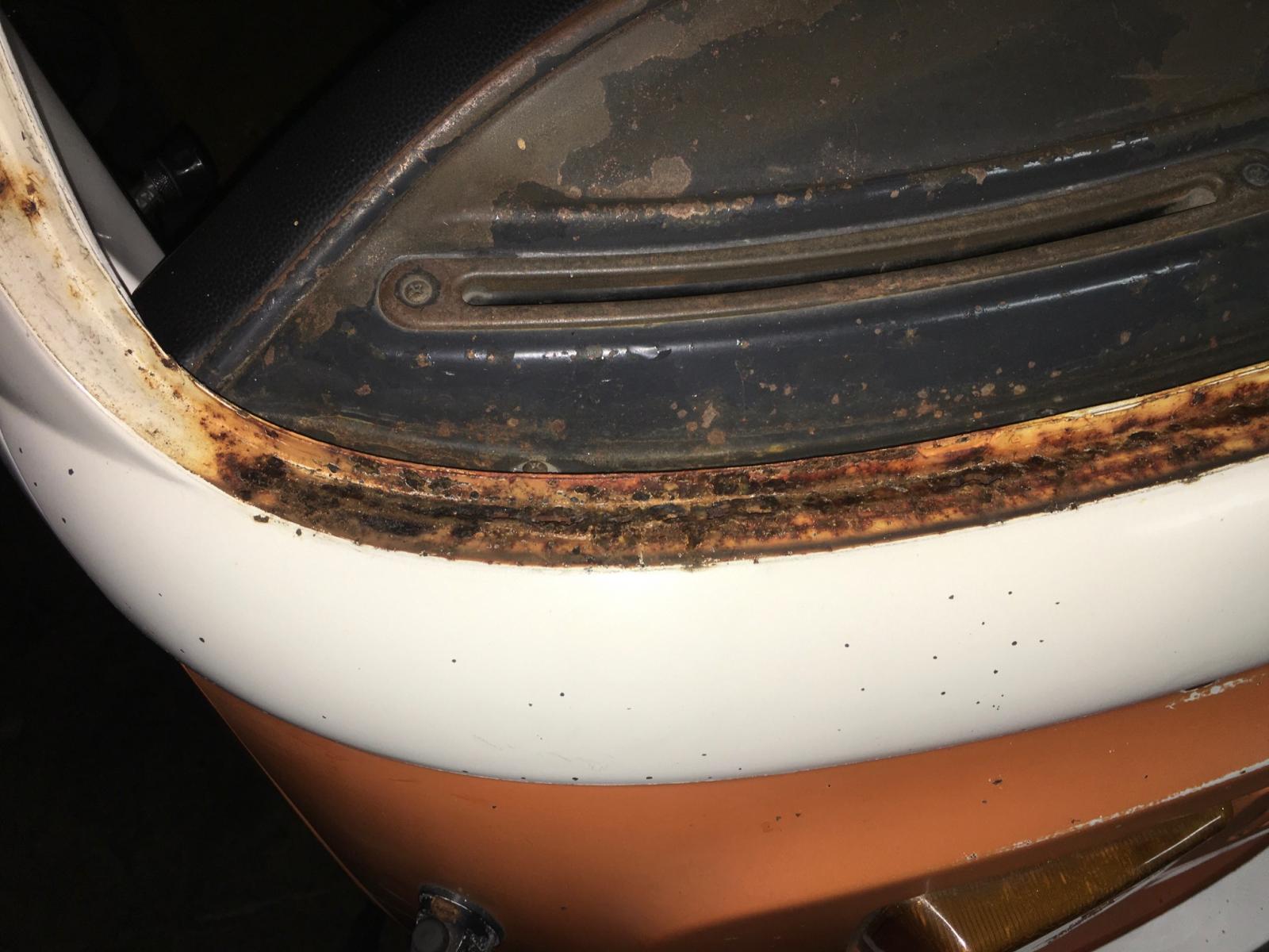 TheSamba.com :: Gallery - Windshield rust repair