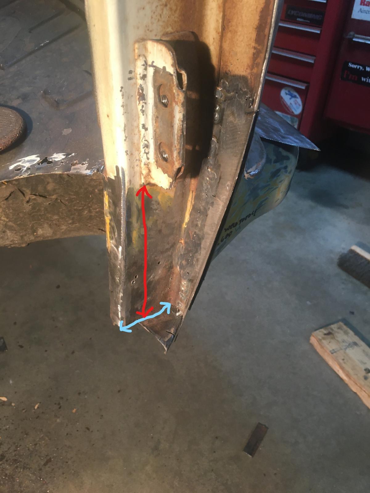 TheSamba.com :: Bay Window Bus - View topic - A-Pillar Repair ...