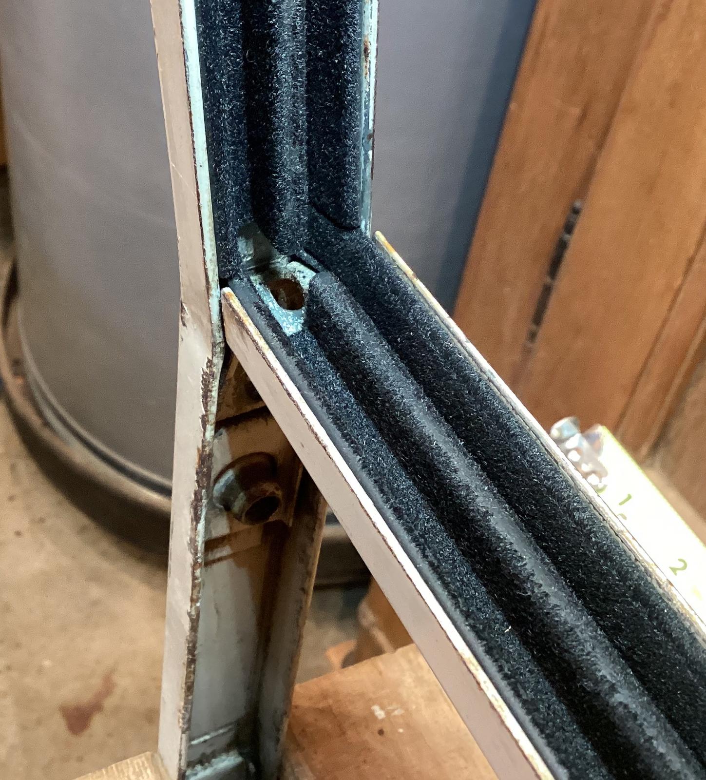 TheSamba.com :: Gallery - 65 s/c window felt installation left side